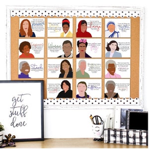 Women's History Month Posters | Bulletin Board Set - Etsy