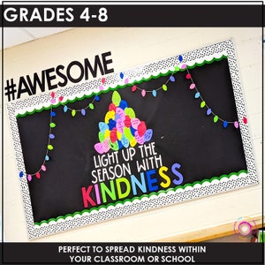 Christmas Bulletin Board | Holiday Kindness Bulletin Board - Etsy