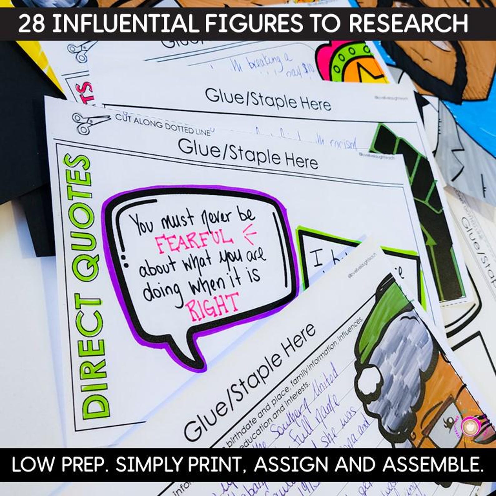 Black History Month Biography Research Flip Book | Student-led Project ...