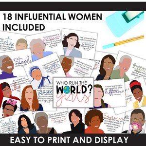 Women's History Month Posters | Bulletin Board Set - Etsy