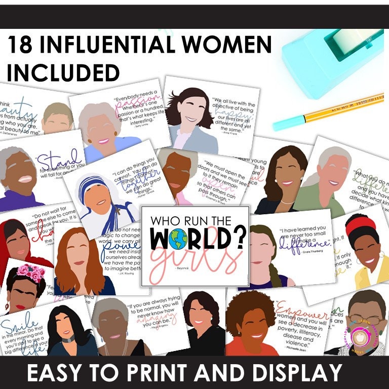 Women's History Month Posters Bulletin Board Set - Etsy