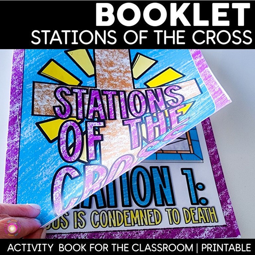 Stations of the Cross Booklet | Catholic Religion Activity - Etsy