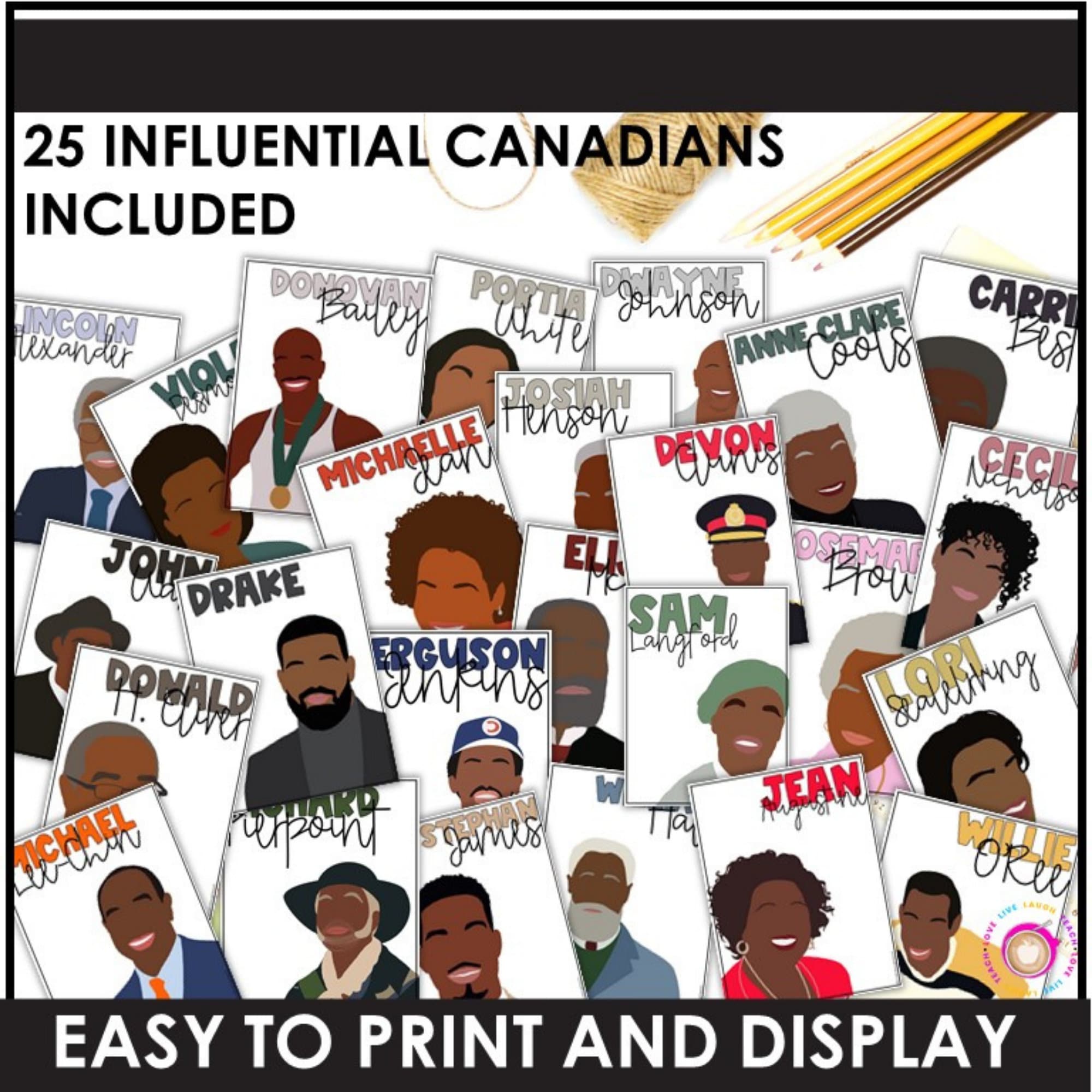 Black History Month Posters African Canadian Posters - Etsy