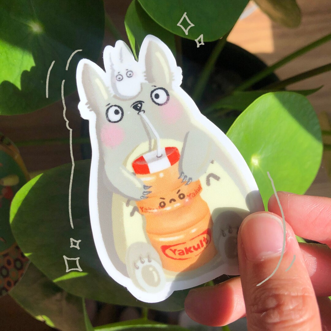 Cute Yakult Anime Stickers | Yogurt Drinks Stickers Hong Kong ...