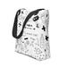 Doodle Art Tote Bag: Black & White Cartoon Canvas Bag - Etsy