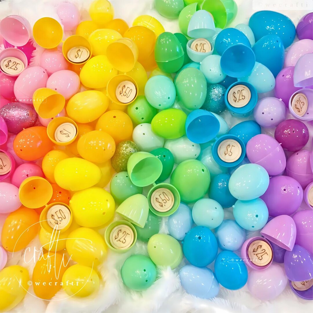 Easter Egg Tokens | Egg Hunt Filler | Non Candy Egg Filler | Easter Egg ...