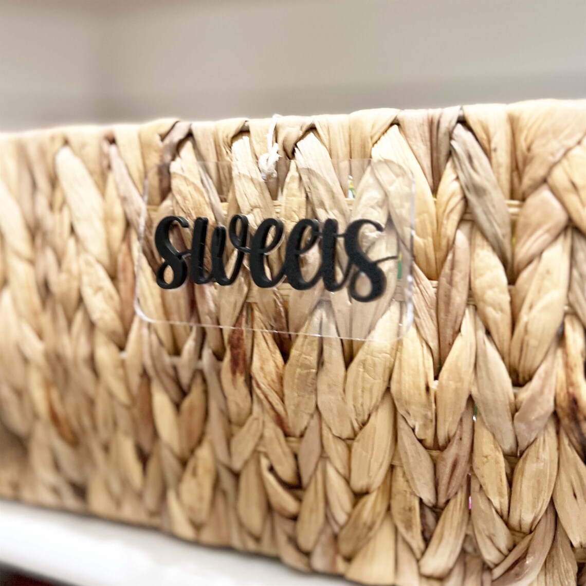 Basket Tags Organizational Tags Labels Labels for Baskets Acrylic Tags ...