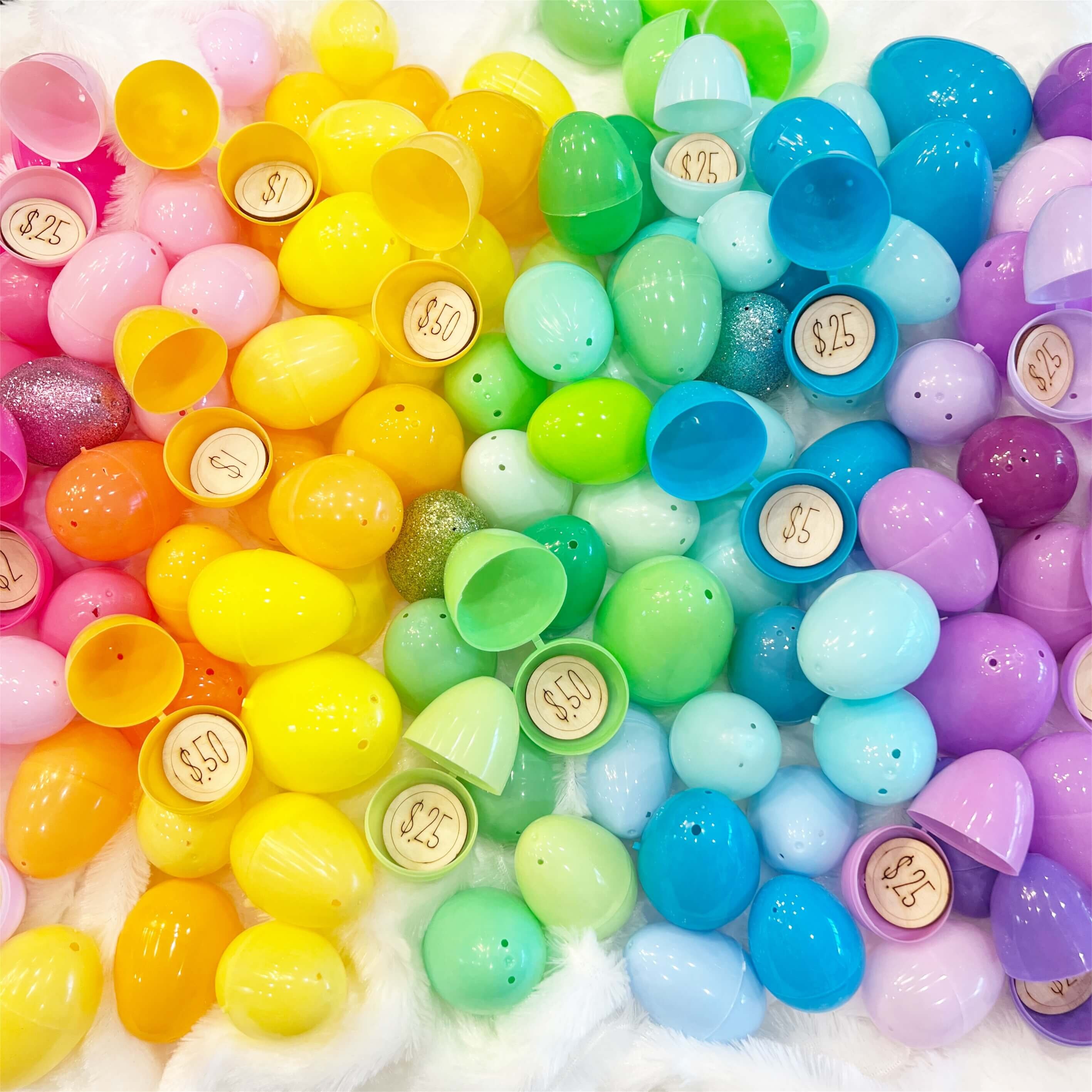 Easter Egg Tokens Egg Hunt Filler Non Candy Egg Filler Easter Egg Hunt ...