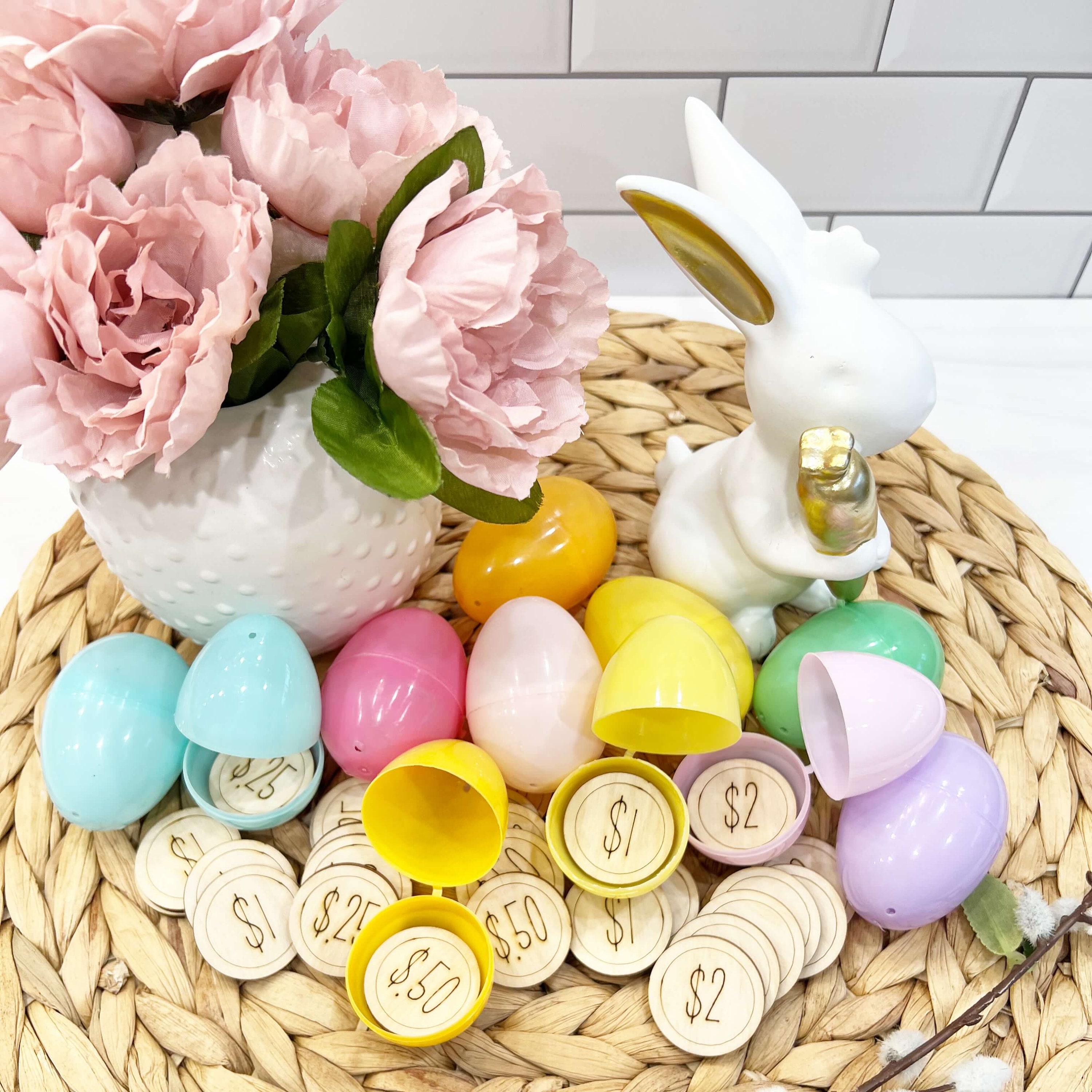 Easter Egg Tokens Egg Hunt Filler Non Candy Egg Filler Easter Egg Hunt ...