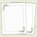 Cute Printable Baby Stationery - Digital Note Paper - Instant Download ...