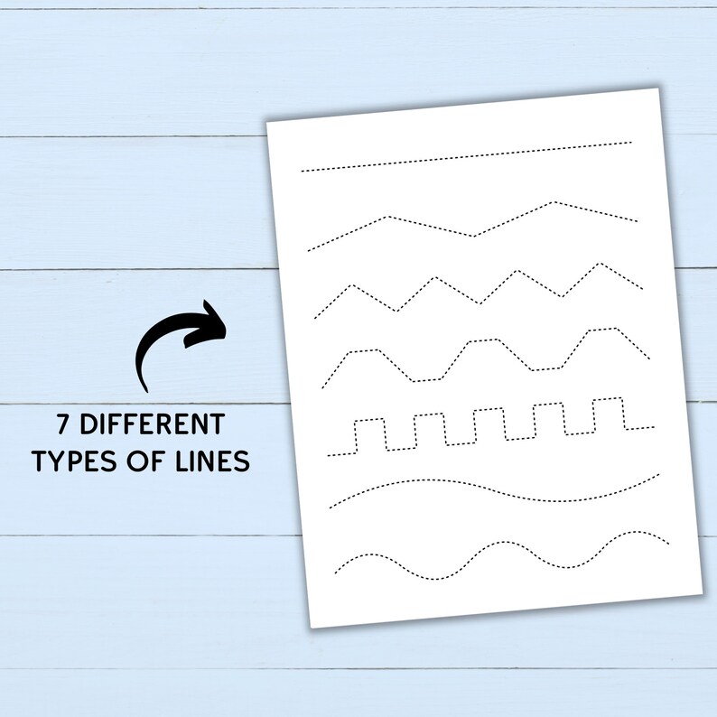 41-PAGE BUNDLE - Cutting Practice & Tracing Worksheets - Beginning ...