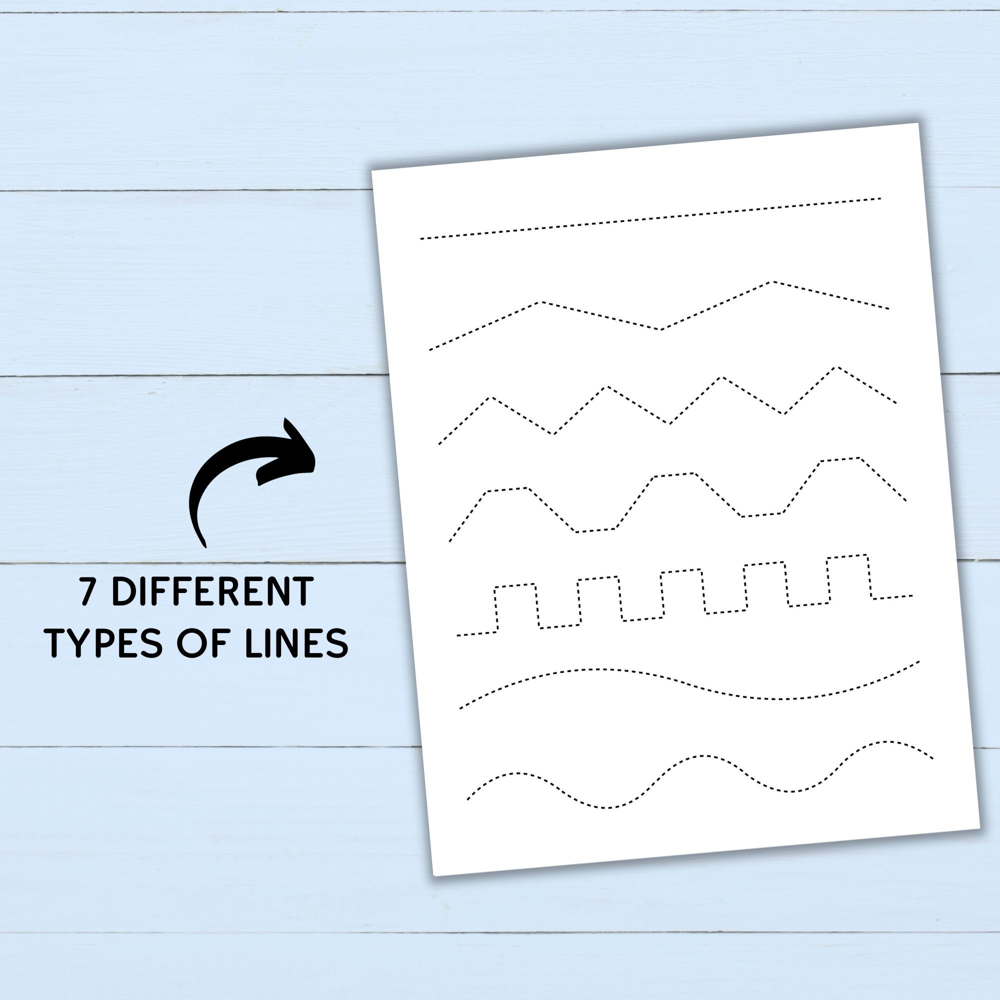 41-PAGE BUNDLE - Cutting Practice & Tracing Worksheets - Beginning ...