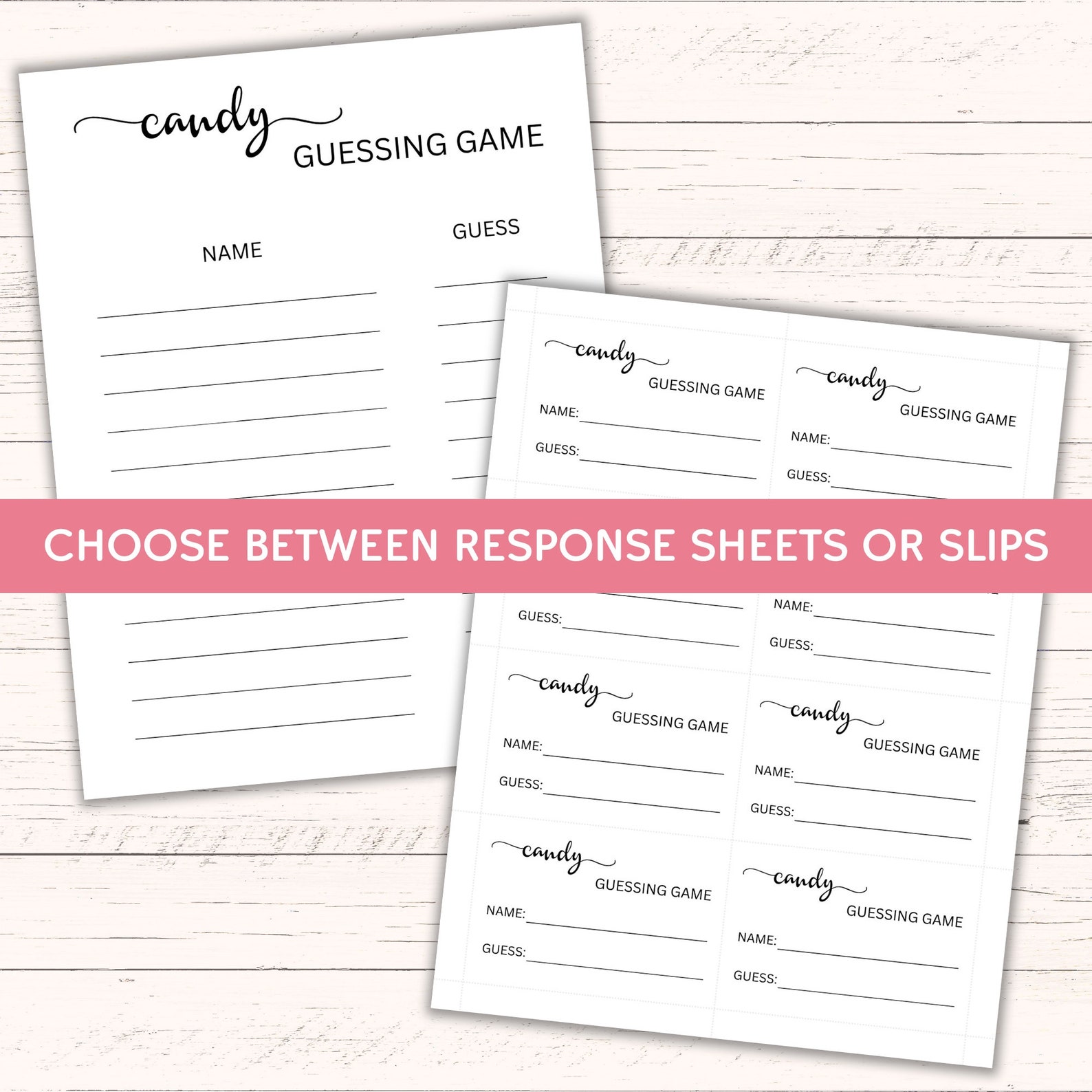 Guess How Many Candies Game - Candy Guessing Game - How Many Candies ...