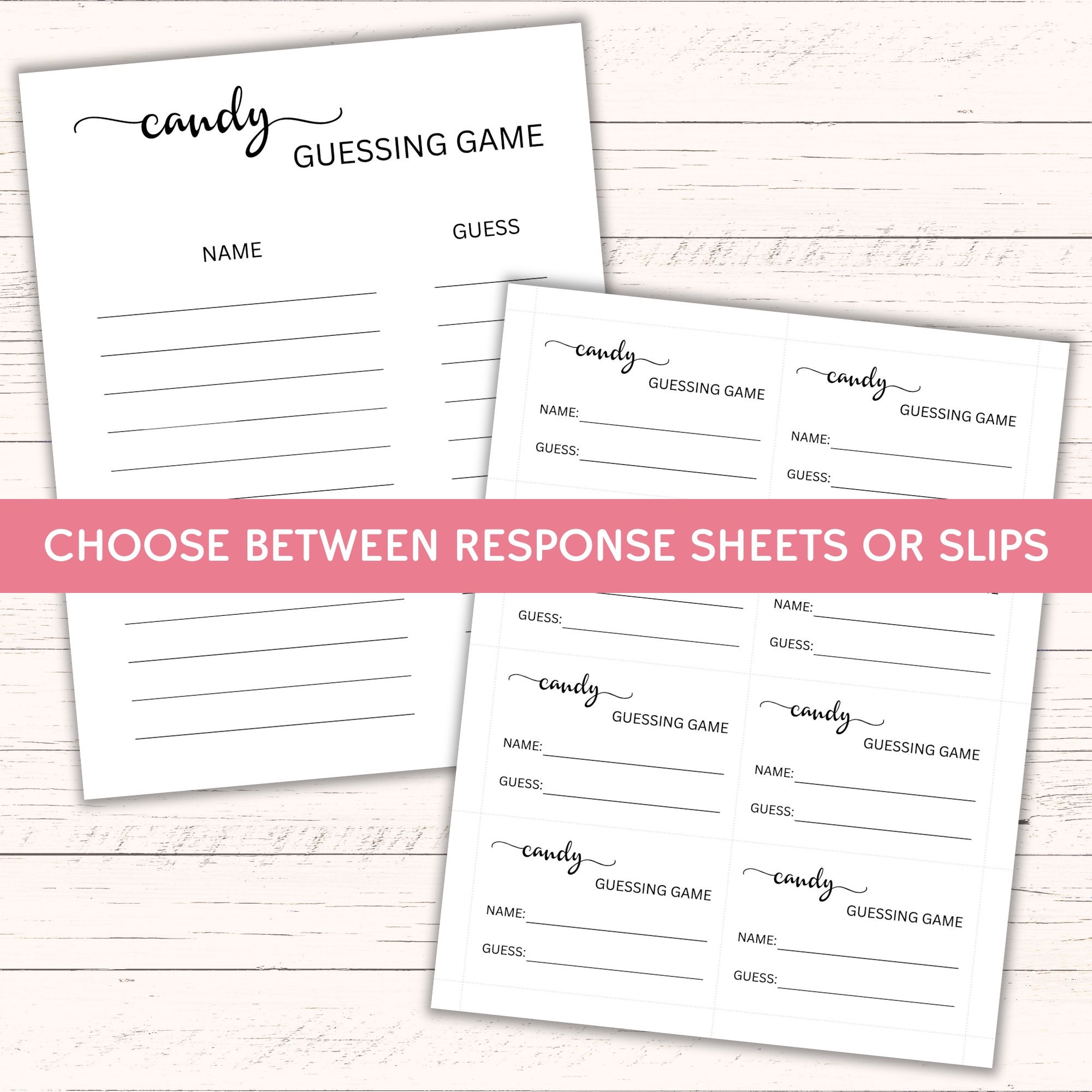 Guess How Many Candies Game - Candy Guessing Game - How Many Candies ...