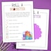 Roll a Monster Game Printable Halloween Game Halloween Activity for ...