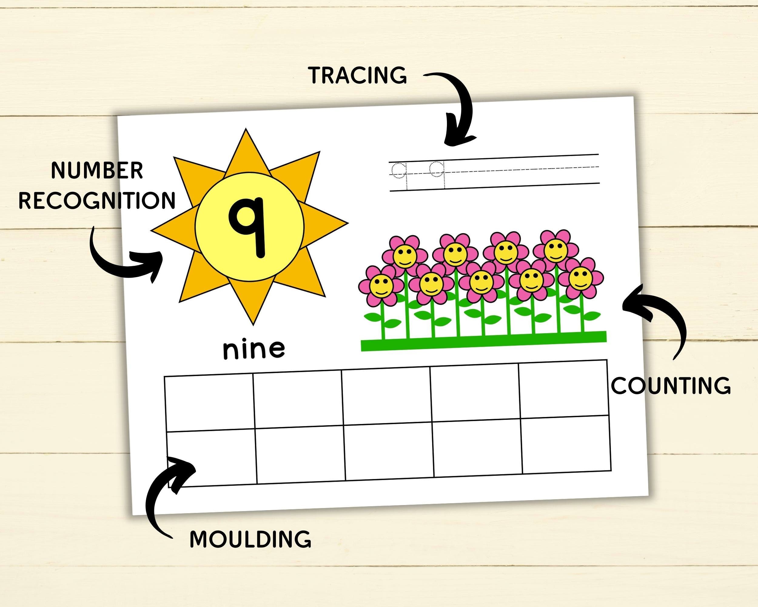 Spring Counting Activity Bundle for Toddlers & Preschoolers - Etsy