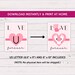 Printable love You Forever Baby Handprint Footprint Craft Template DIY ...