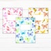Printable Butterfly Binder Covers - Editable Instant Download - Blank ...