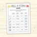Summer Roll a Story - Creative Writing Prompt Activity - Printable ...