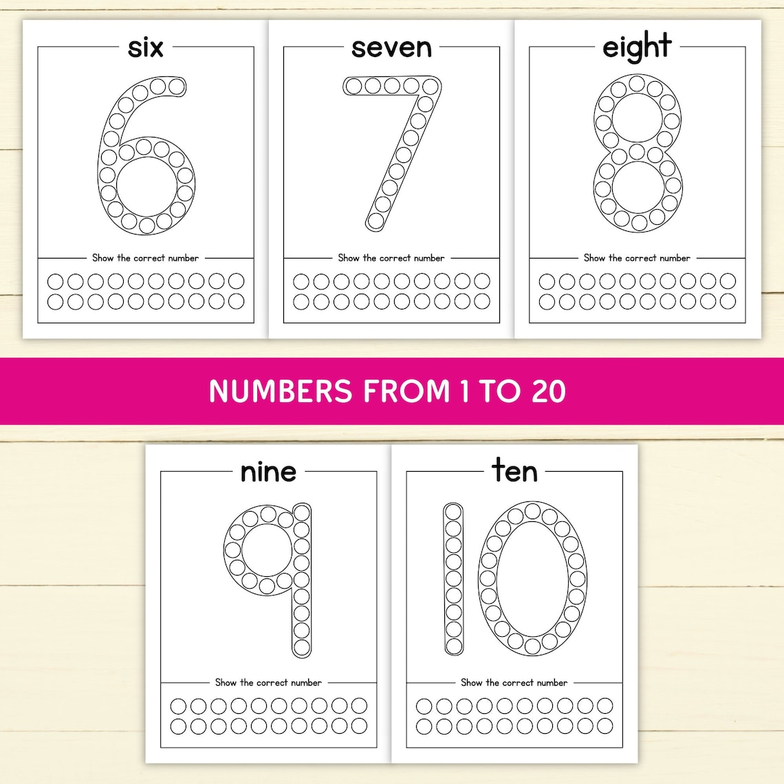 Dot-to-dot Numbers 1-20 - Printable Learning Activity for Kids ...