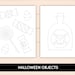 Printable Halloween Trace & Color Sheets Tracing Worksheets - Etsy Canada