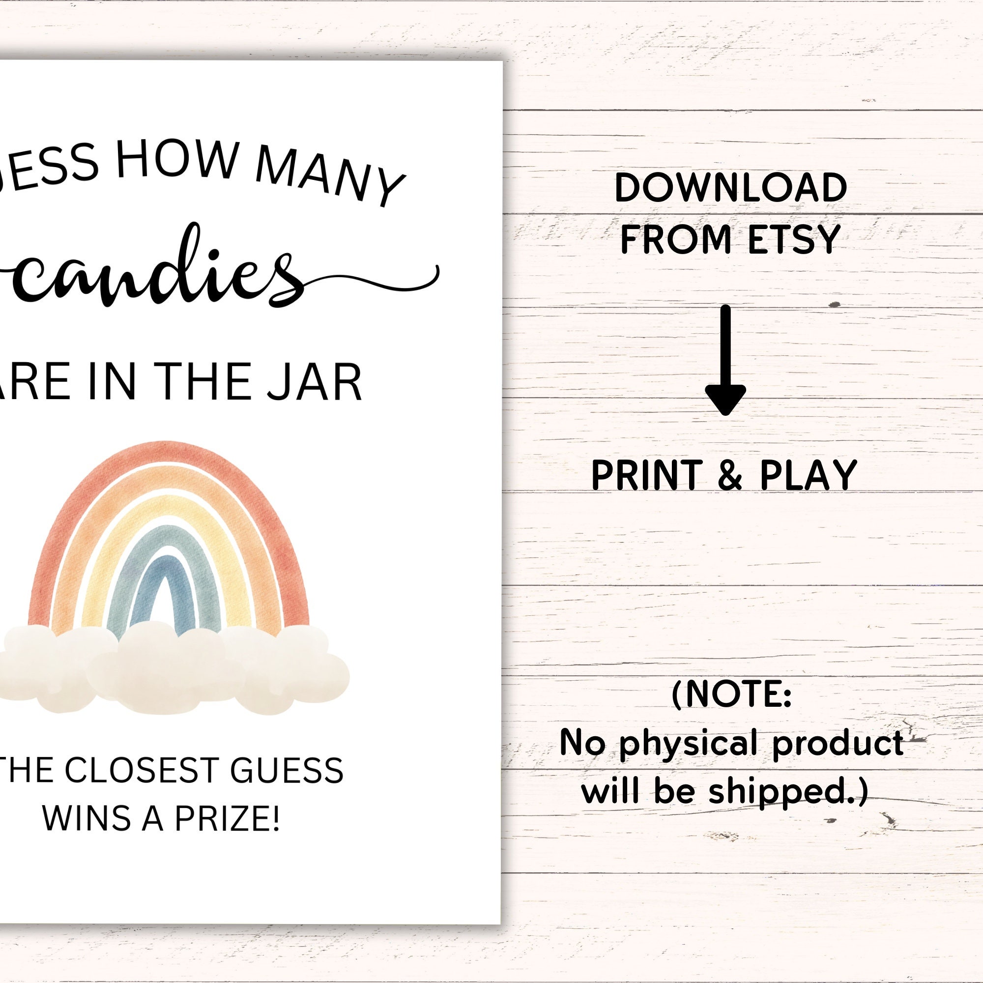 Guess How Many Candies Game - Candy Guessing Game - How Many Candies ...