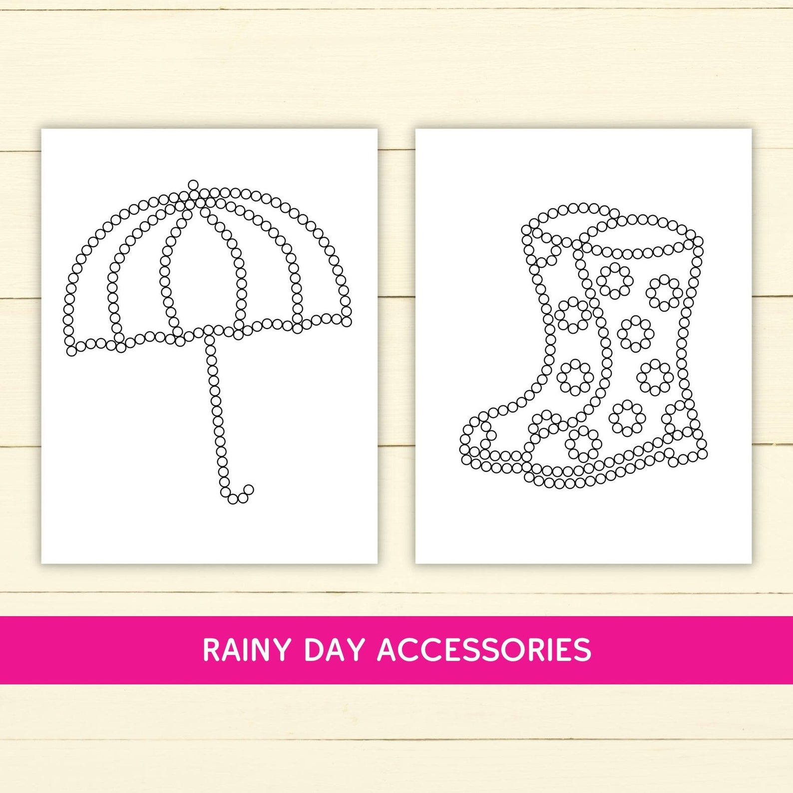 Spring Q-tip Tracing Sheets - Printable Preschool Worksheets for Fine ...