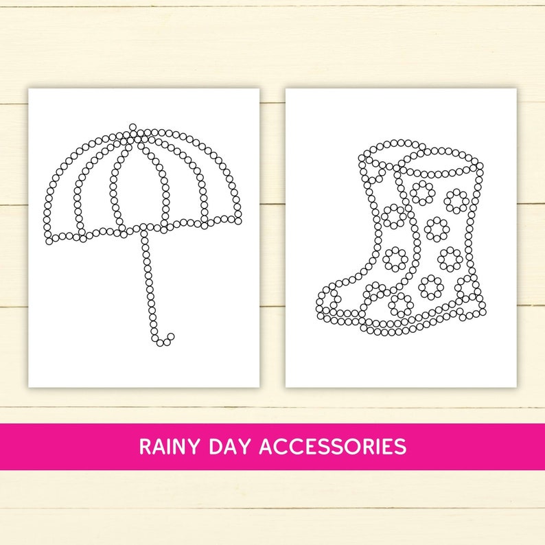 Spring Q-tip Tracing Sheets - Printable Preschool Worksheets for Fine ...