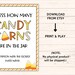 Candy Corn Guessing Game - Printable Halloween Party Game - Classroom ...