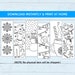 Printable Winter Coloring Bookmarks - Set of 6 - PDF Instant Digital ...