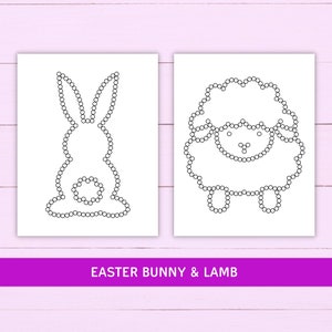 Easter Q-tip Tracing Sheets - Printable Preschool Worksheets for Fine ...