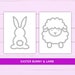 Easter Q-tip Tracing Sheets - Printable Preschool Worksheets for Fine ...