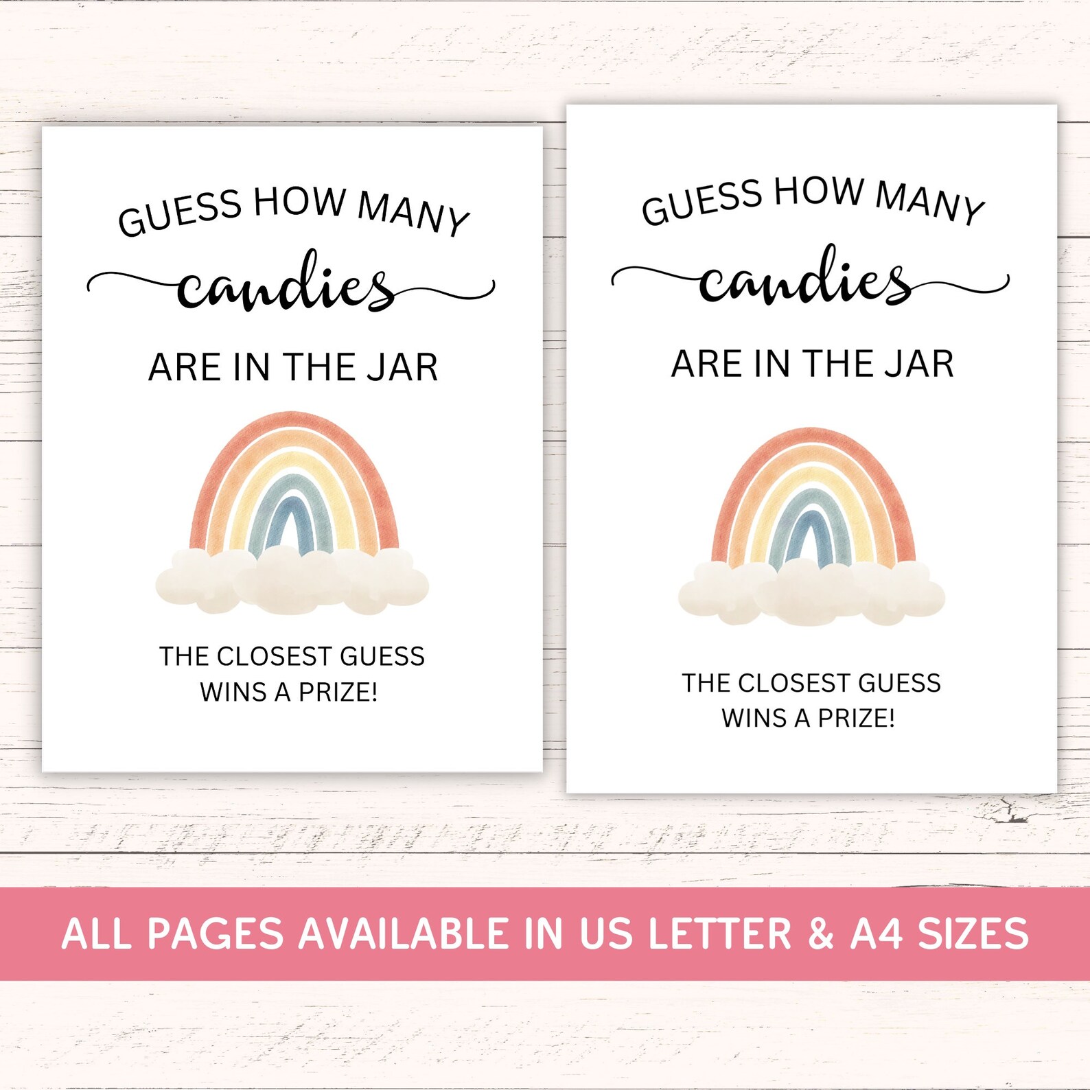 Guess How Many Candies Game - Candy Guessing Game - How Many Candies ...