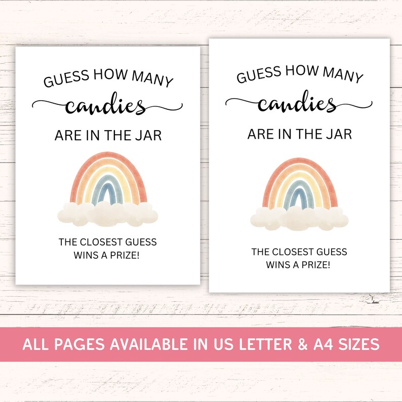 Guess How Many Candies Game - Candy Guessing Game - How Many Candies ...