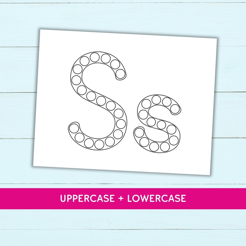 Printable Alphabet Dot Marker Pages - Alphabet Do-at-dot Worksheets ...