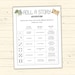 Roll a Story Adventure Creative Writing Prompt Activity Printable Story ...