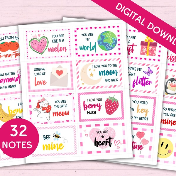 Valentine Note - Etsy