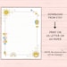 Cute Printable Baby Stationery Digital Note Paper Instant Download PDF ...