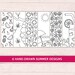 Bundle of 24 Coloring Bookmarks - Spring + Summer + Fall + Winter - PDF ...