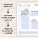 Printable Boho Daily Planner - US Letter + A4 - Editable Instant ...