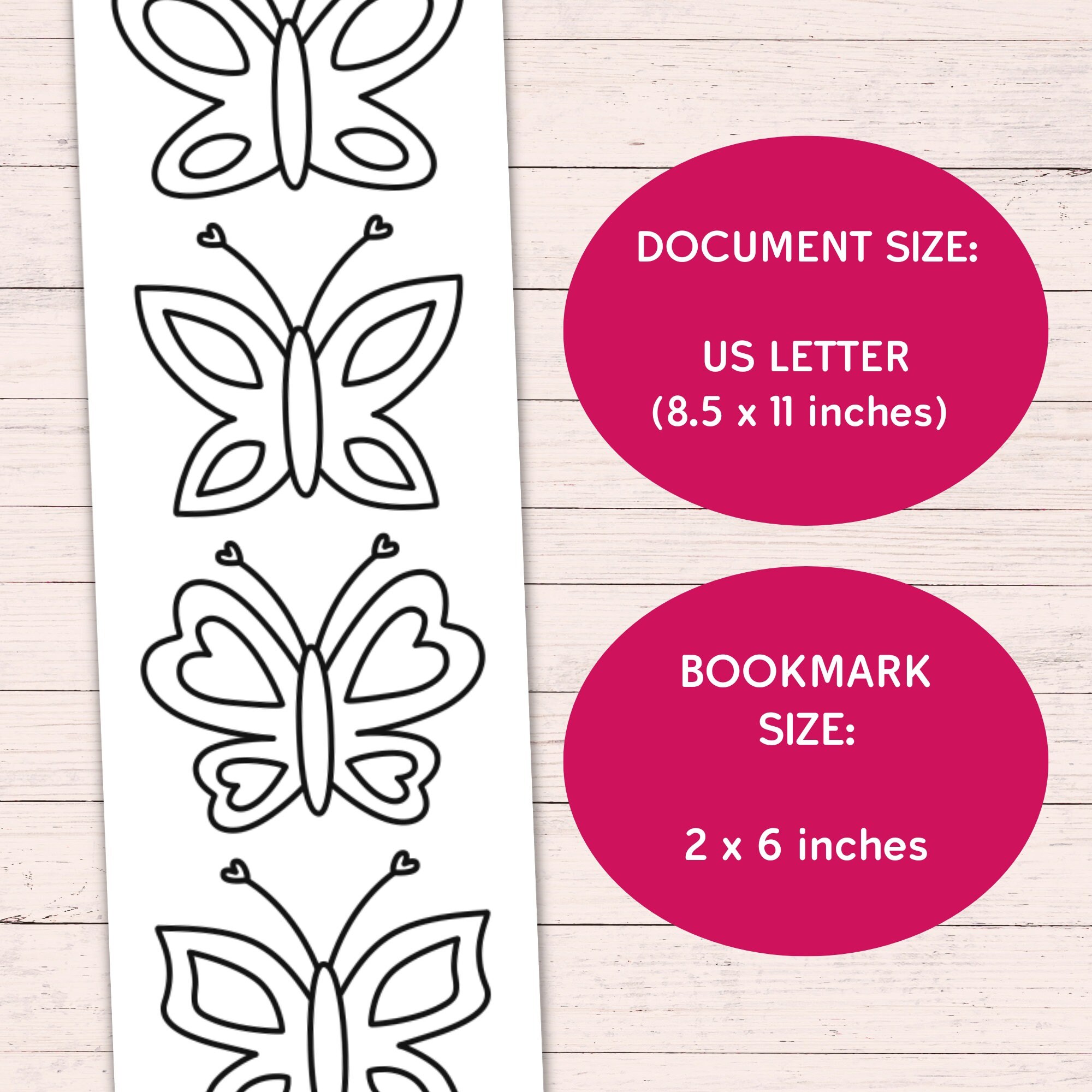 Bundle of 24 Coloring Bookmarks - Spring + Summer + Fall + Winter - PDF ...