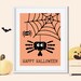 Halloween Spider Handprint Craft Template - Handprint Art Kit for Kids ...