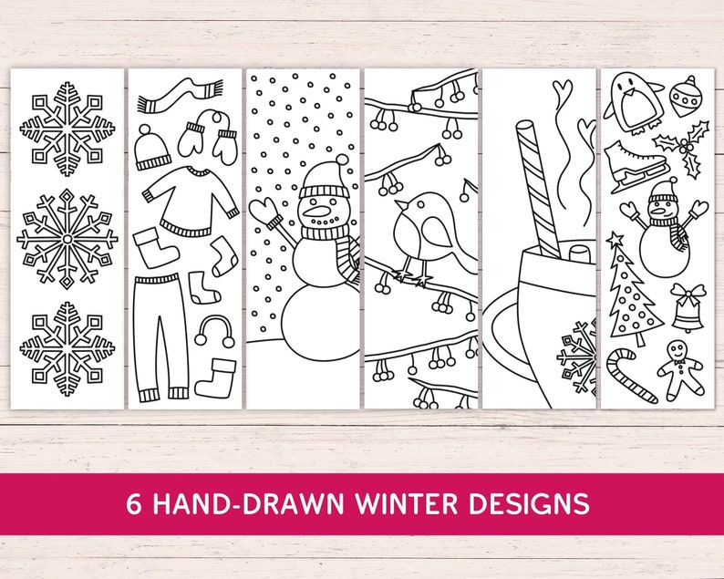 Bundle of 24 Coloring Bookmarks Spring Summer Fall - Etsy