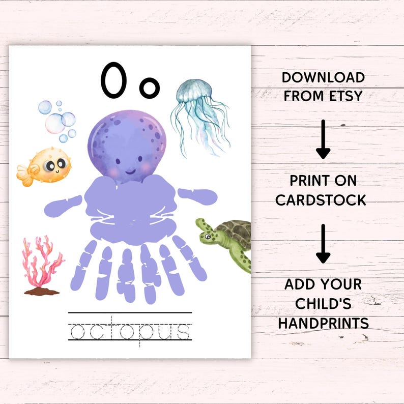 Alphabet Handprint Book - ABC Handprint Art Craft - Preschool ...