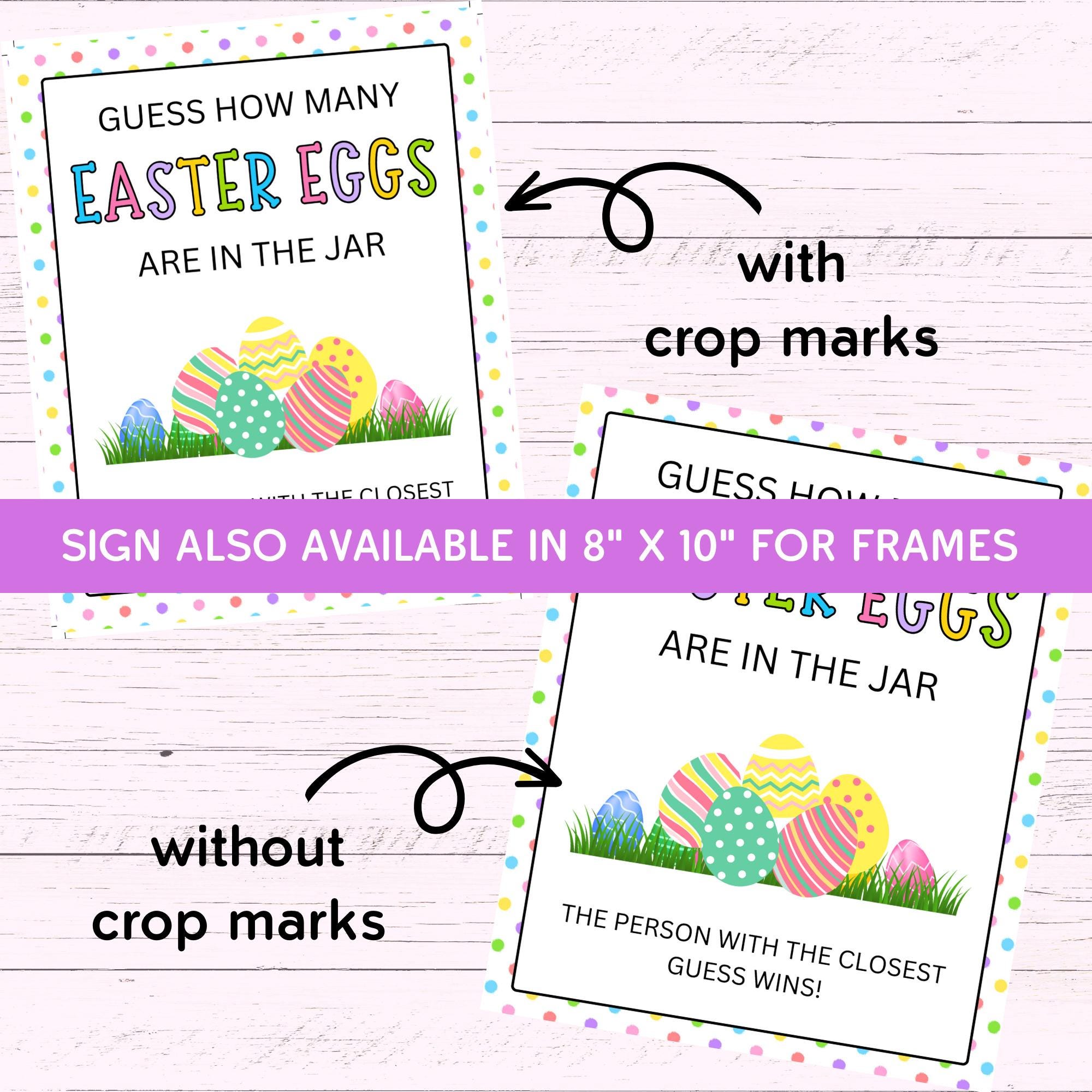 Easter Egg Guessing Game - Easter Guessing Jar Game - Easter Classroom ...