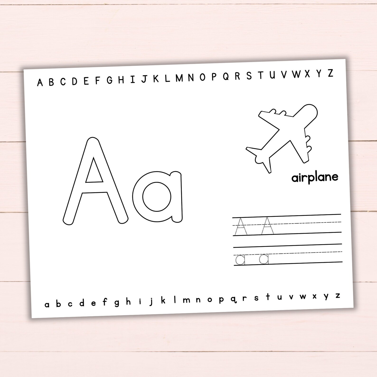 Printable Alphabet Play Dough Mats - Playdoh Mats for Toddlers ...