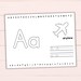 Printable Alphabet Play Dough Mats - Playdoh Mats for Toddlers ...