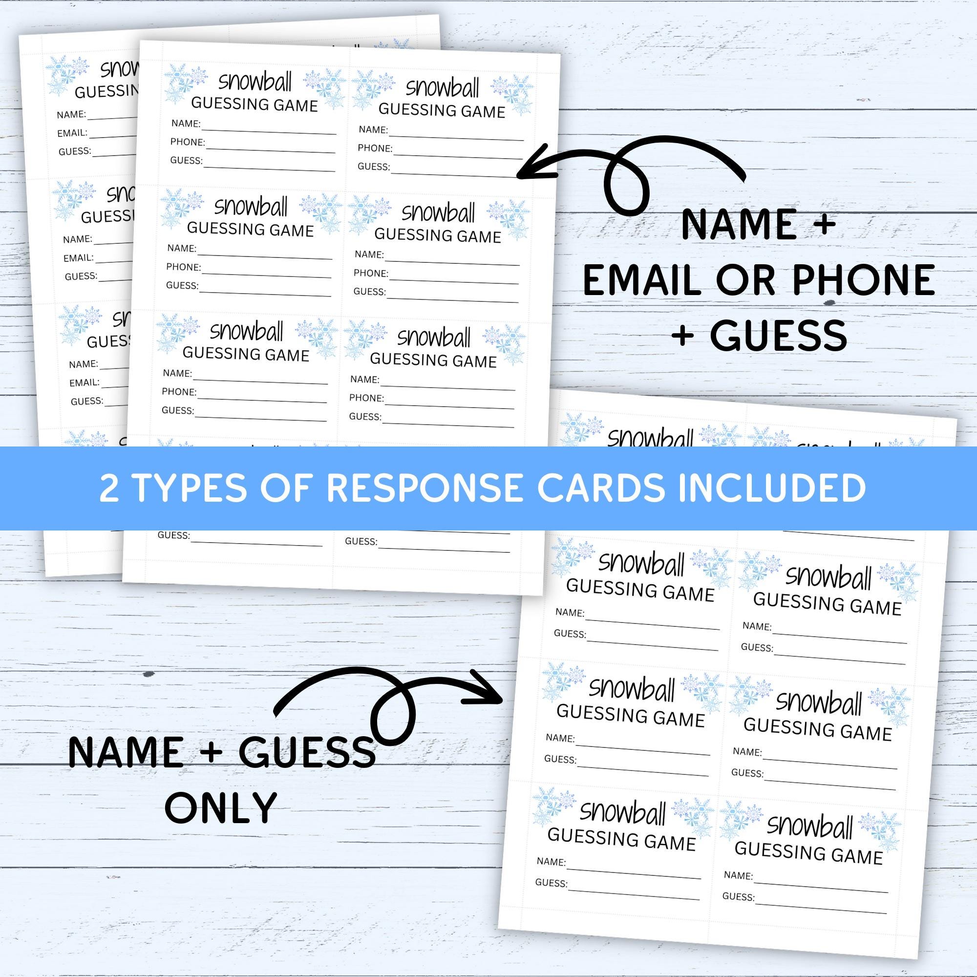 Snowball Guessing Game - Snowball Guessing Jar Game - Winter Guess How ...