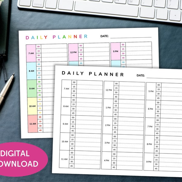 15 Minute Planner - Etsy