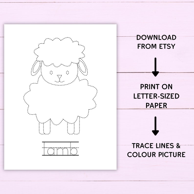 Printable Easter Tracing Sheets - Tracing Worksheets for Preschool ...